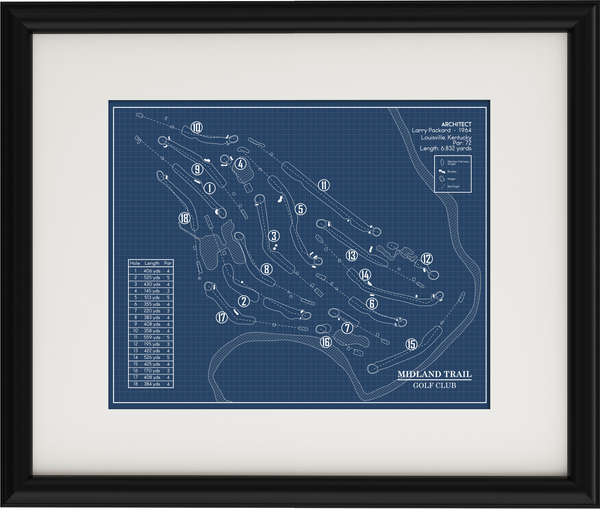 Midland Trail Golf Club Blueprint (Print) – GolfBlueprints