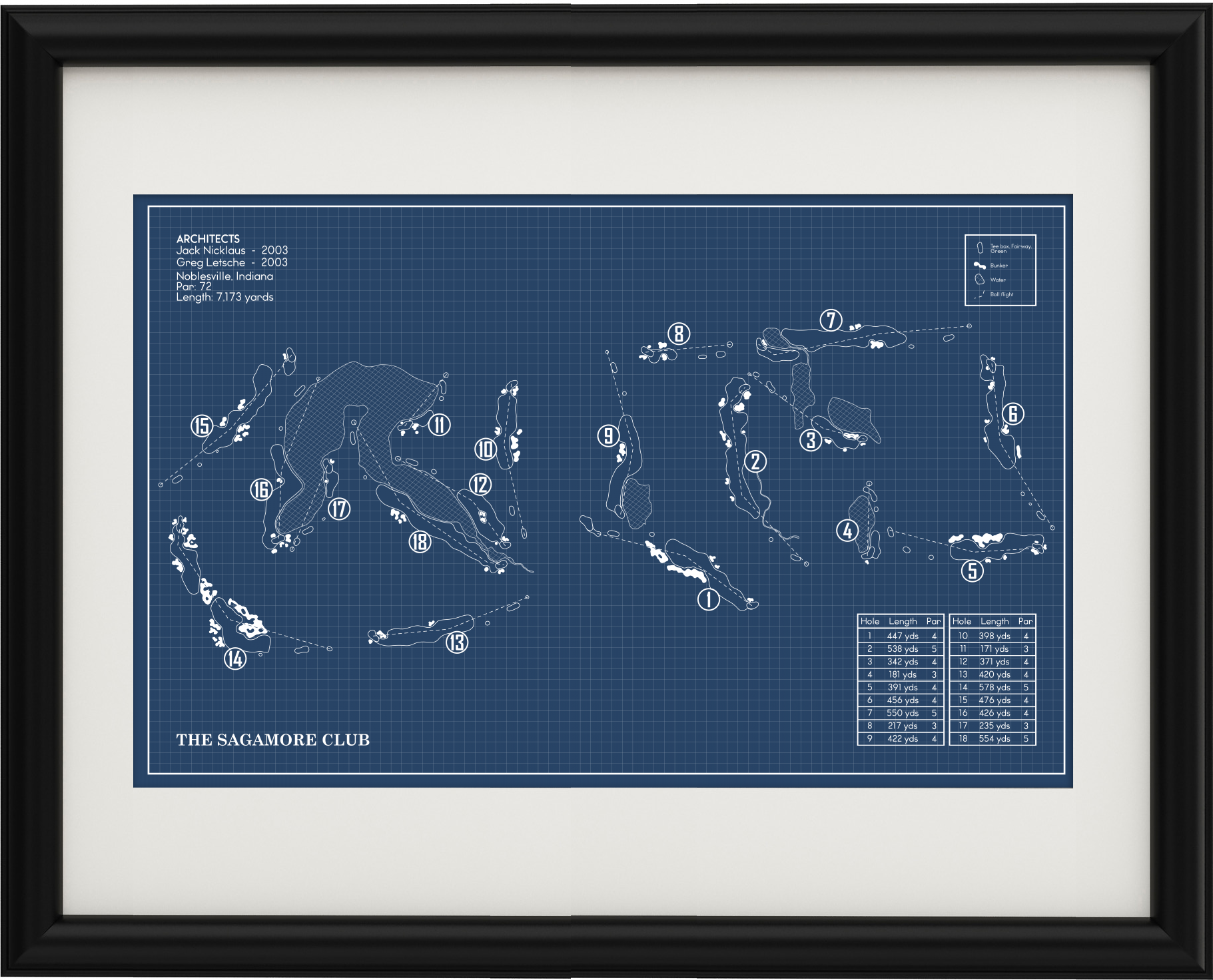 The Sagamore Club Blueprint (Print) – GolfBlueprints