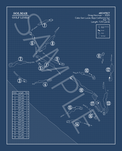Solmar Golf Links Blueprint (Print) – GolfBlueprints