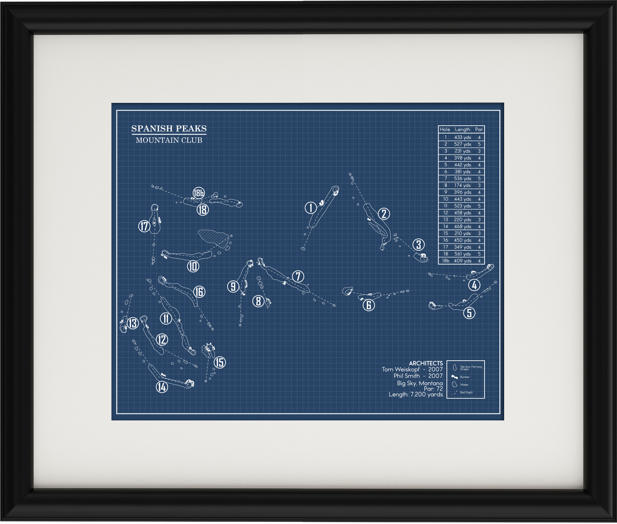 Spanish Peaks Mountain Club Blueprint (Print) – GolfBlueprints