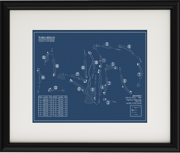 Tara Hills Golf Course Blueprint (Print) – GolfBlueprints