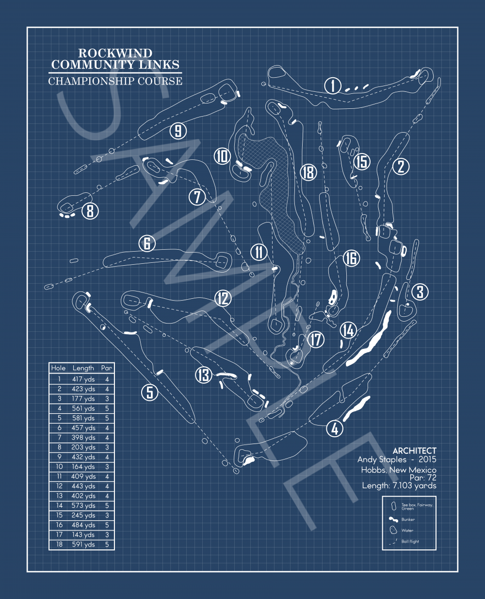 Rockwind Community Links - Championship Course Blueprint (Print ...
