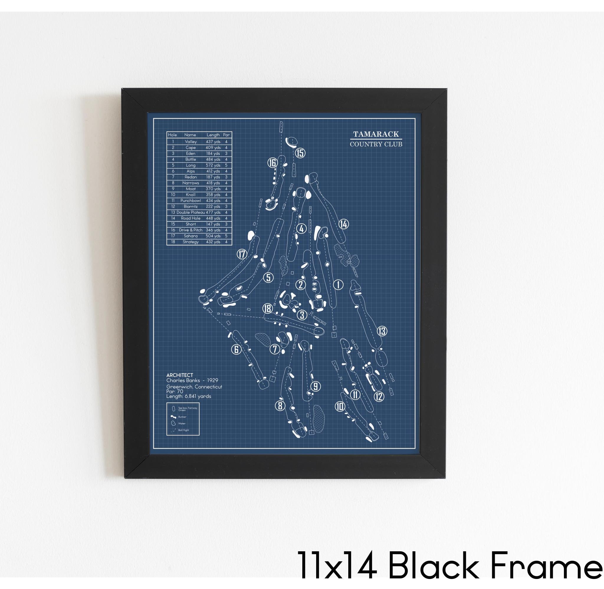 Tamarack Country Club Blueprint (Print) – GolfBlueprints